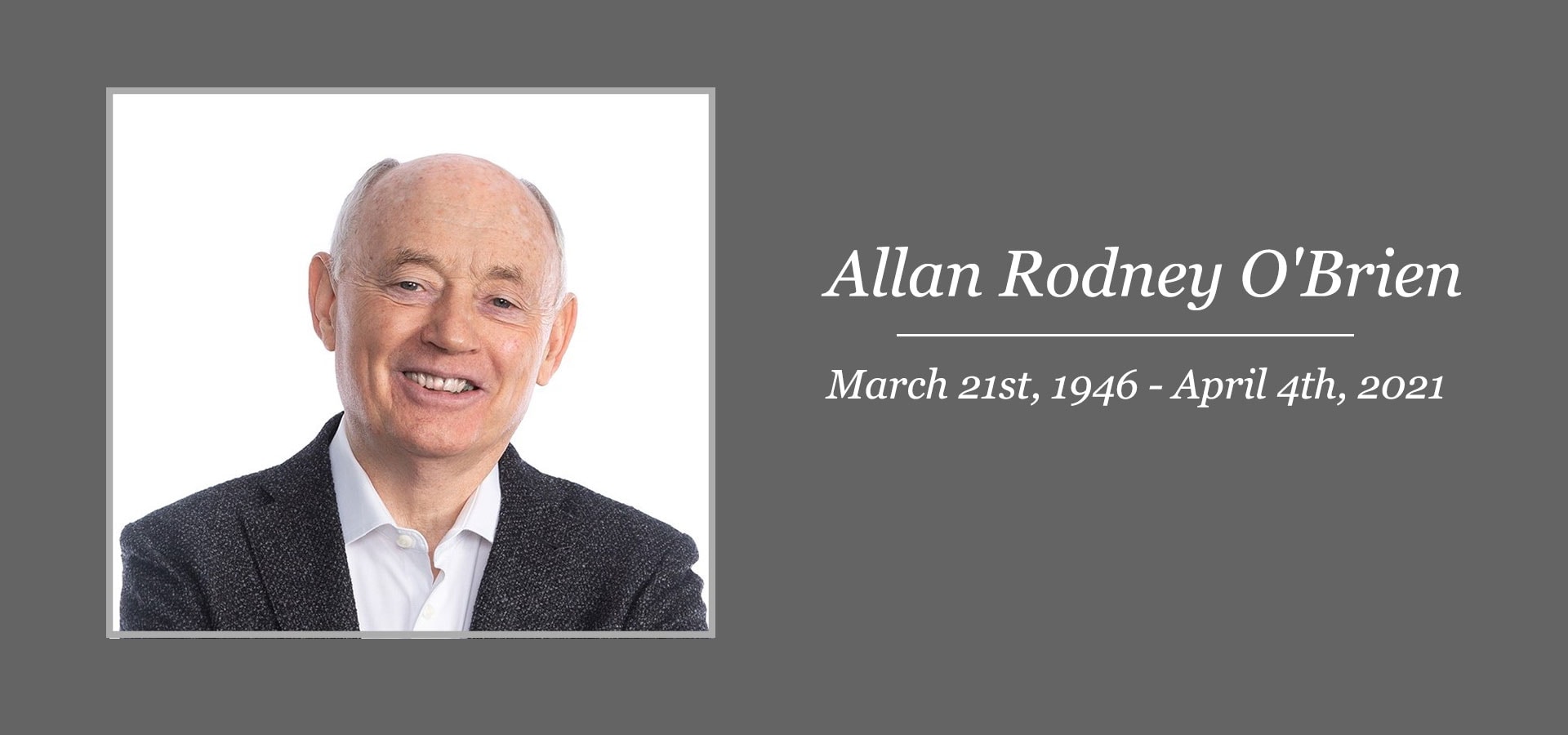 Al O'Brien | In memoriam - Nelligan Law